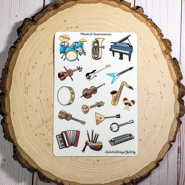 Musical Instruments Calendar - Etsy