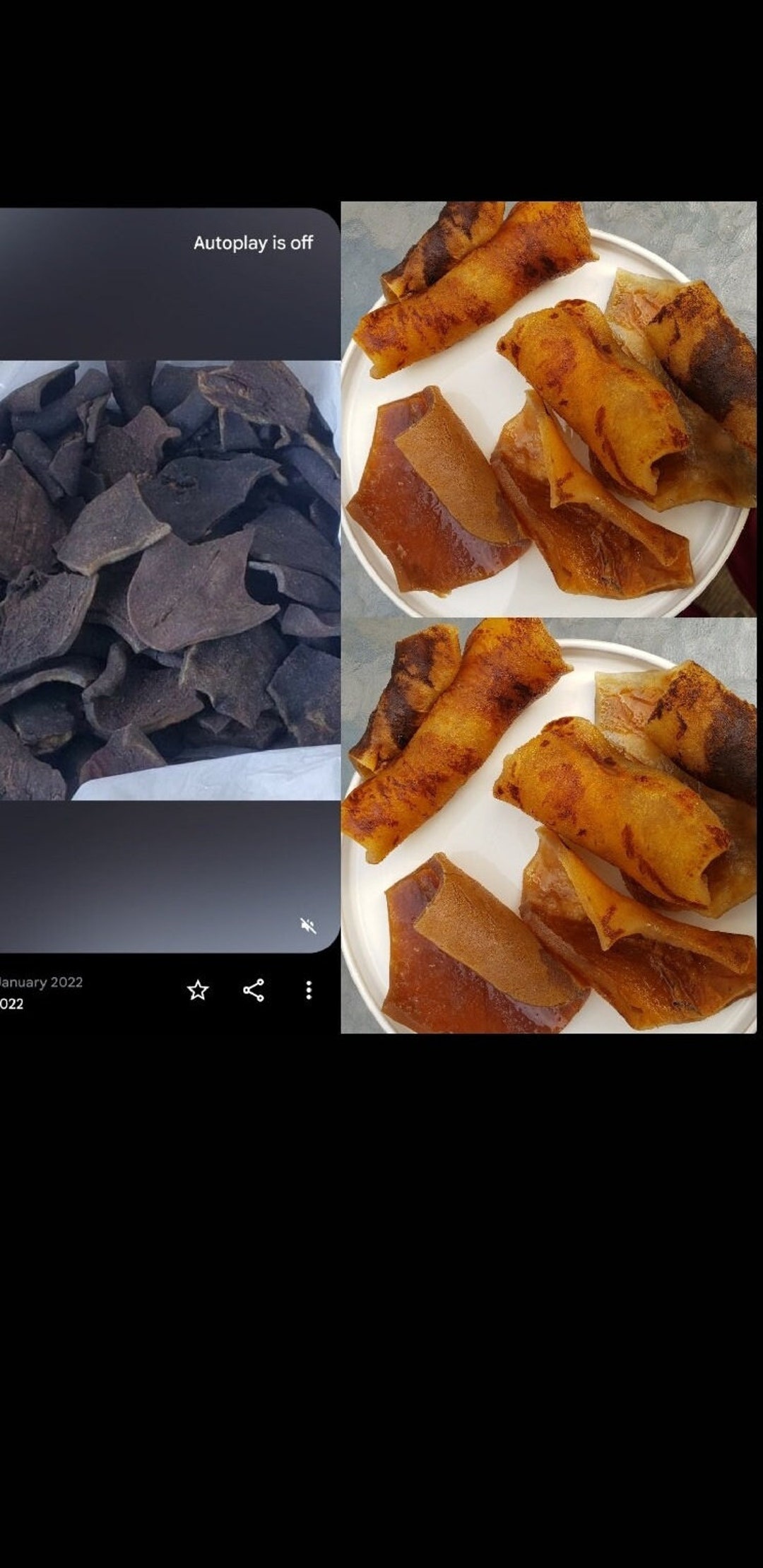 Dried Ponmo Ijebu 3 Pieces /cow Skin/dried Ponmo /dried Ponmo - Etsy