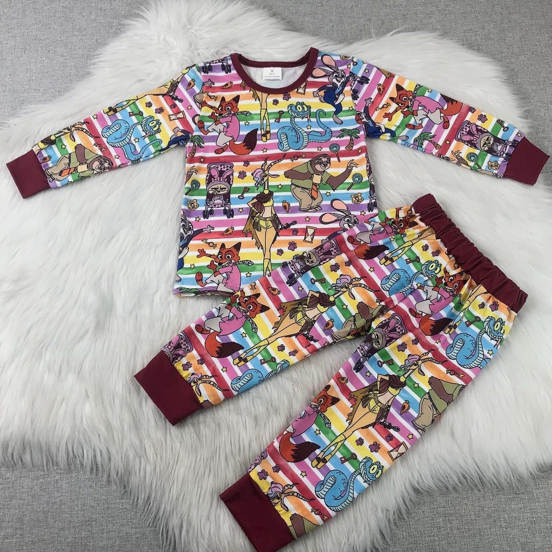 Disney Zootopia 2 Piece Set Sweatshirt and Joggers - Etsy