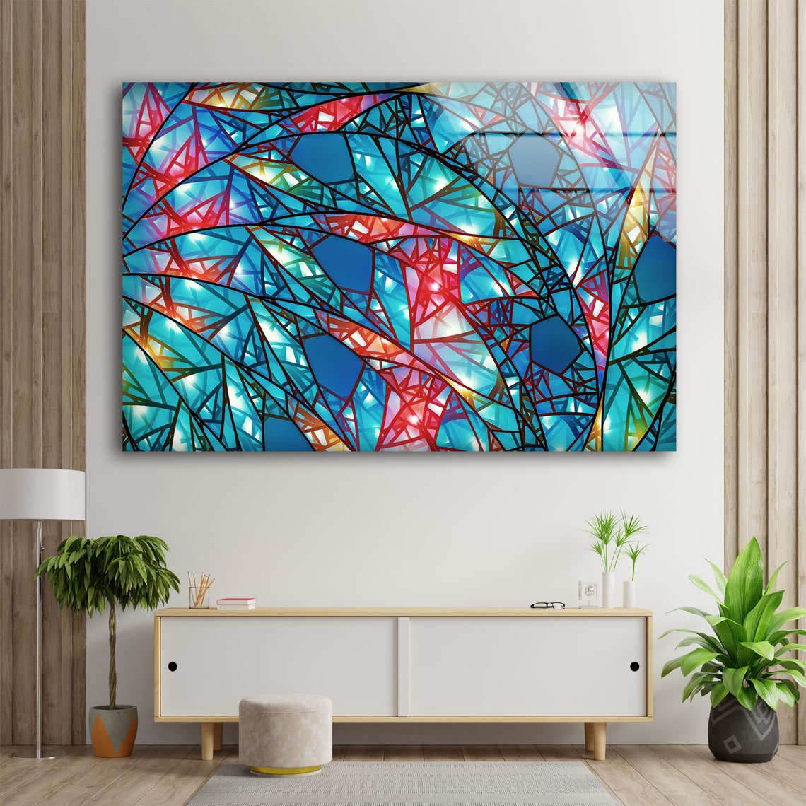 Tempered Glass Wall Art Home Decor Wall Decor Extra Large Wall Etsy