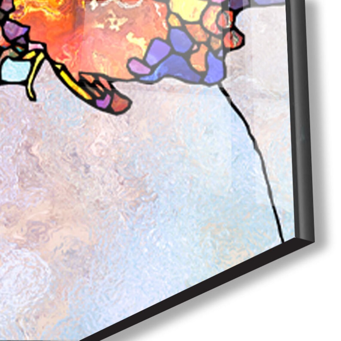 Tempered Glass Print Picture Wall Art for Restaurant Home | Etsy