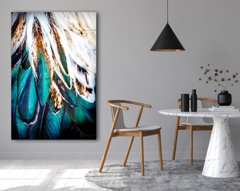 Large Feather Wall Art - Etsy