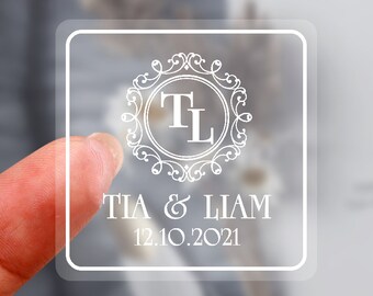 White Ink Clear Stickers - Etsy