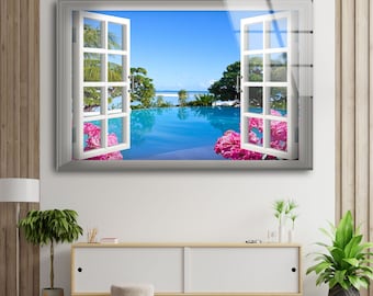 Window Beach Wall Art - Etsy