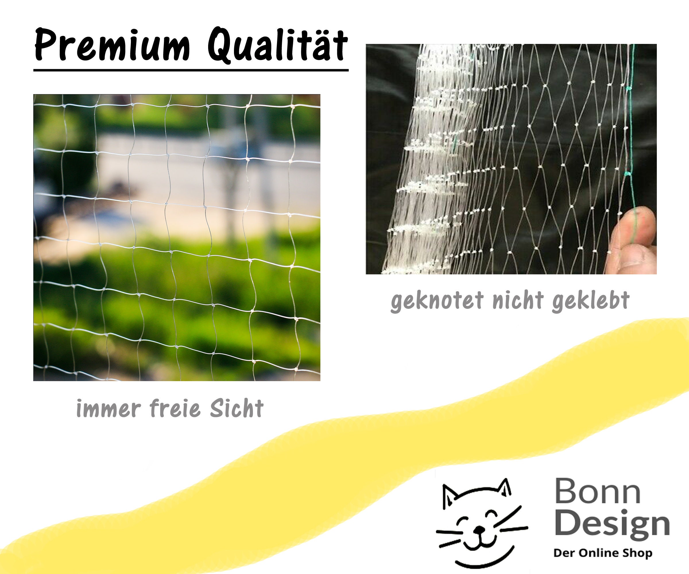 4 X 3 M 4 X 8 M Cat Net for Balcony & Window Cat Protection Net Without ...