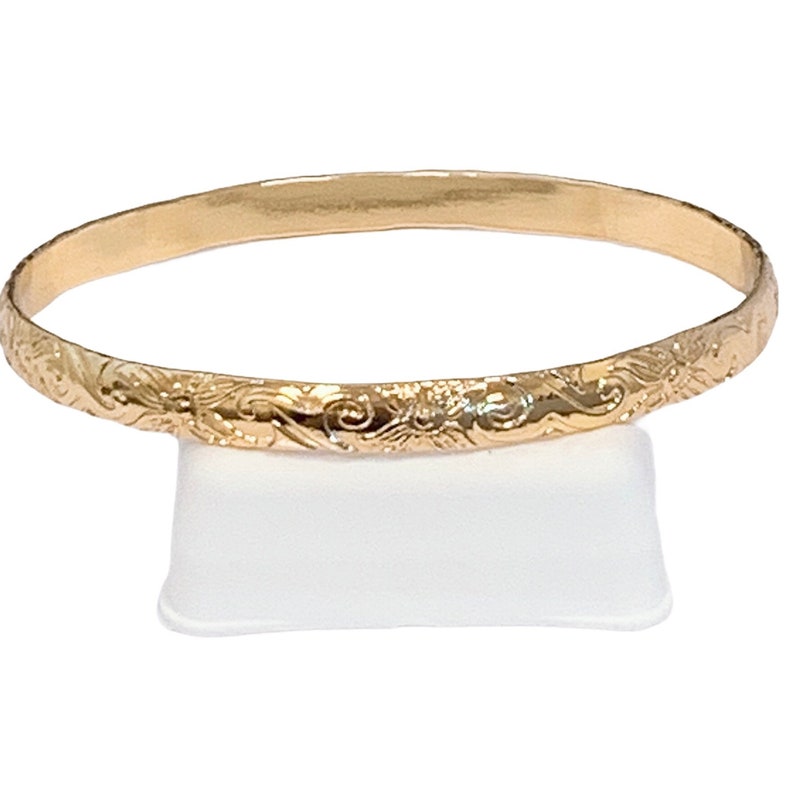 Flower Bangle - Etsy