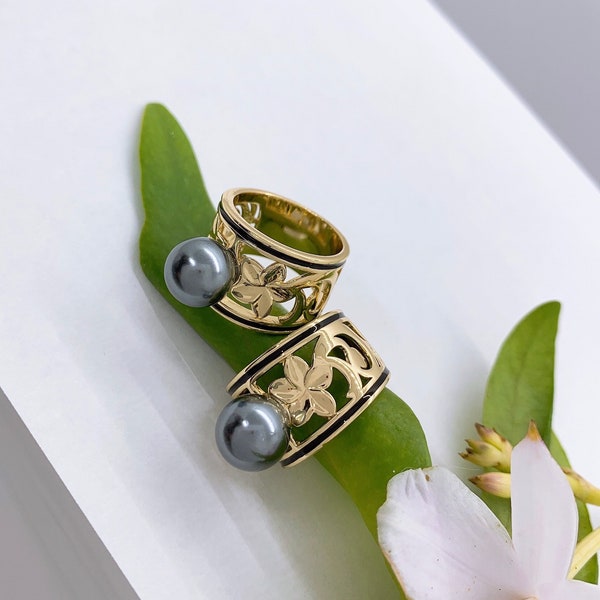 Hawaiian Pearl Ring - Etsy