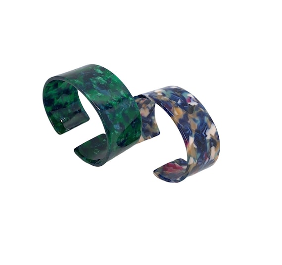 Resin Cuff Bracelet 3cm Wide | Etsy