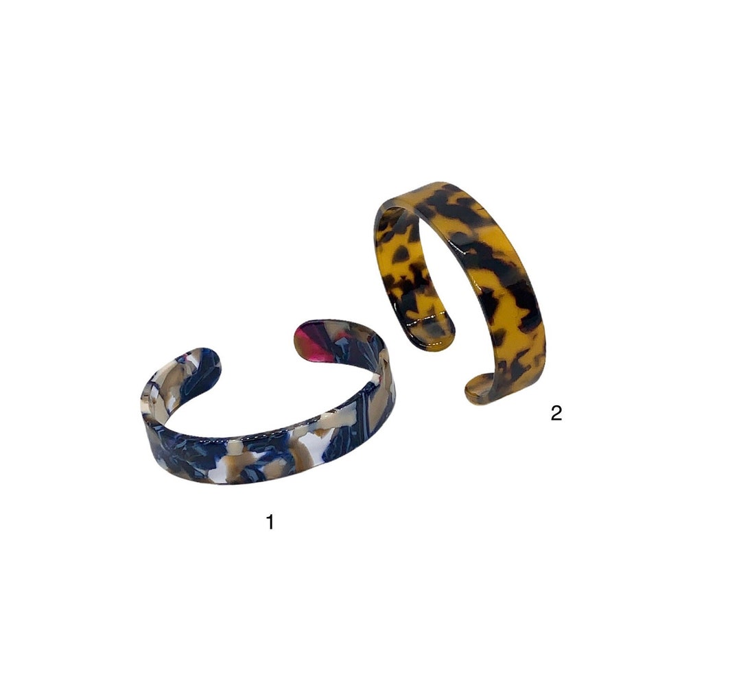 Resin Cuff Bracelet - Etsy