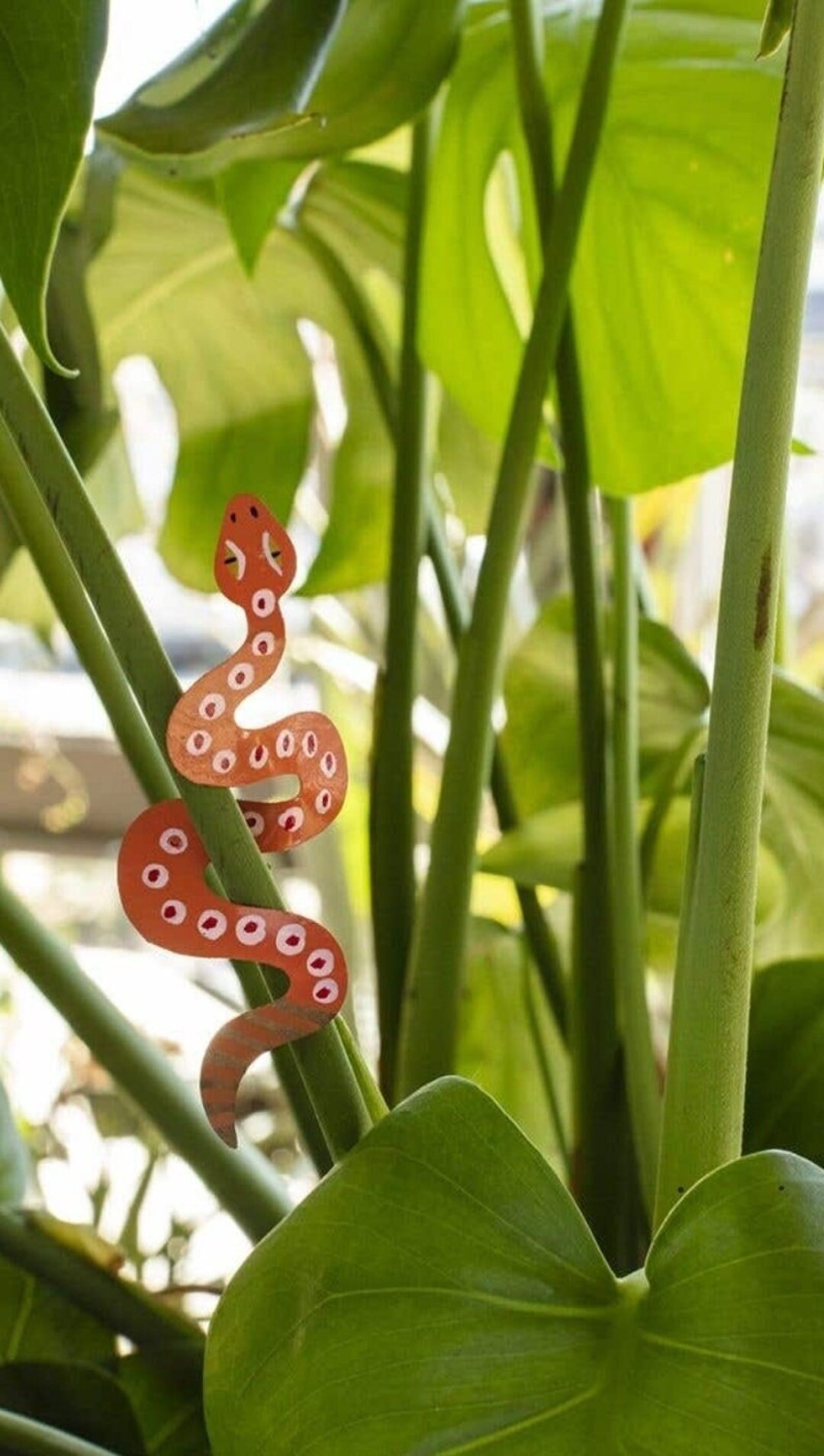 Plant Pal Blue Orange Snake / Plant Lover Gifts / Plant Accessories ...