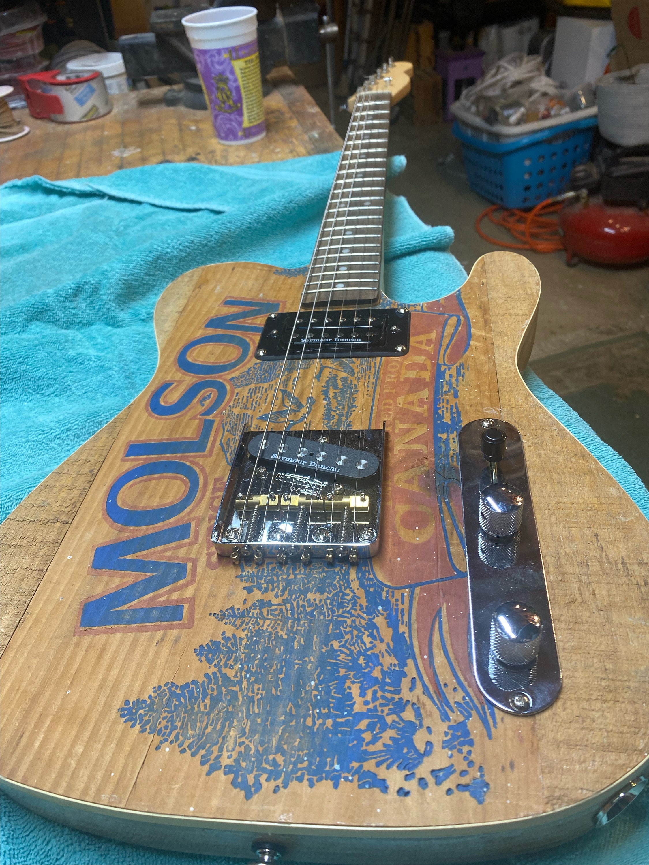 Custom Tele-style Cratecaster Guitar - Etsy