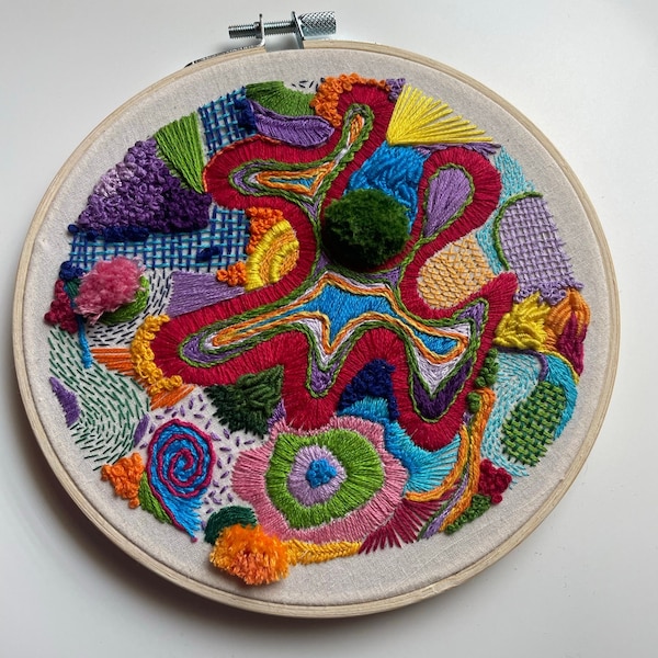Abstract Embroidery - Etsy