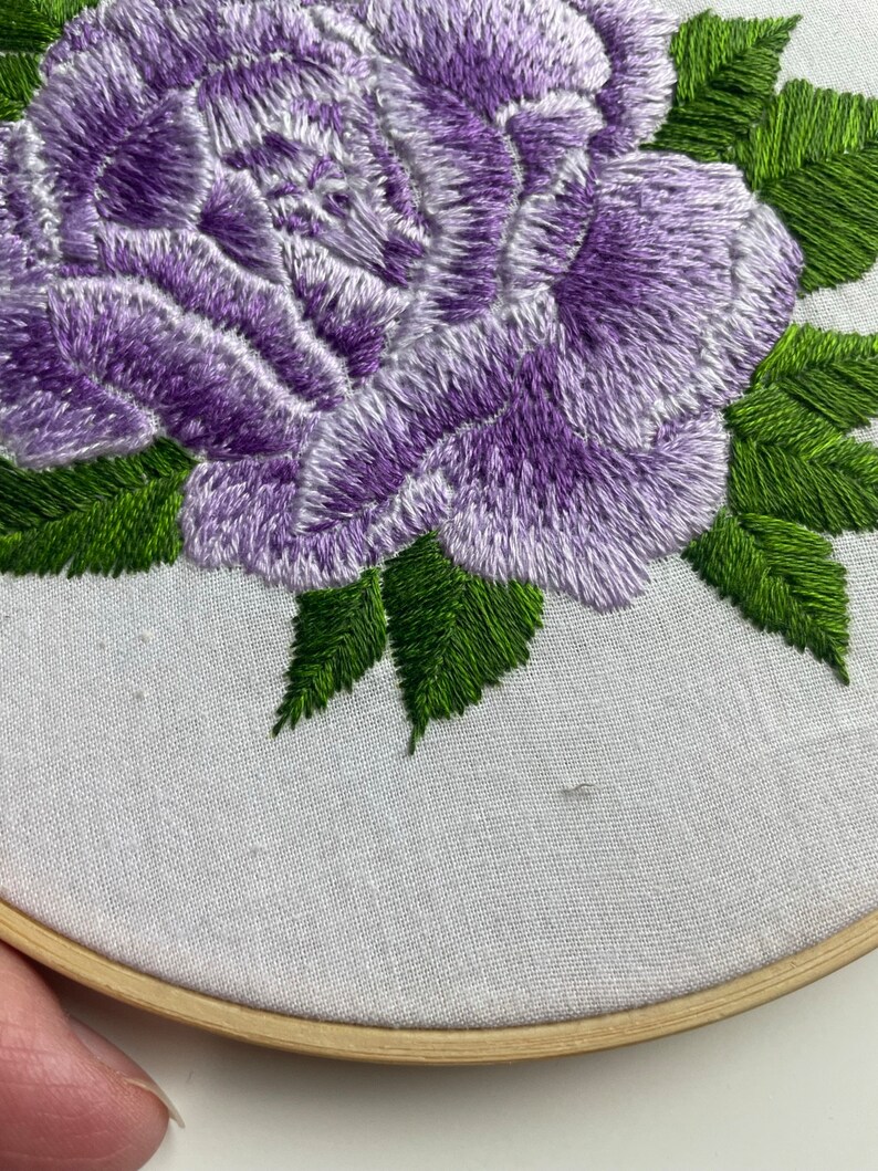 Peony Embroidery Pattern - Etsy