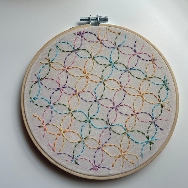 Abstract Embroidery Art - Etsy