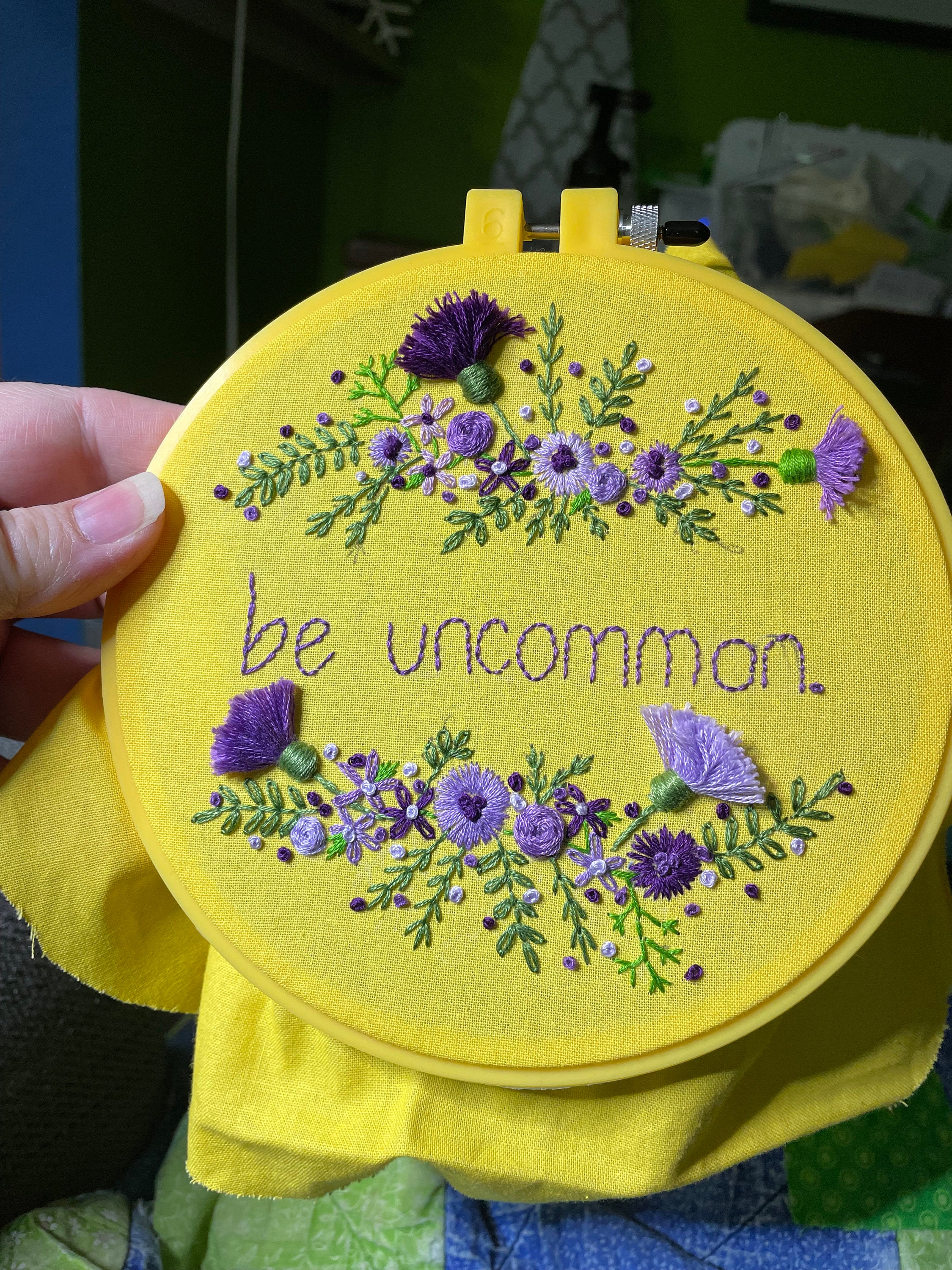 Floral Embroidery Pattern - Etsy