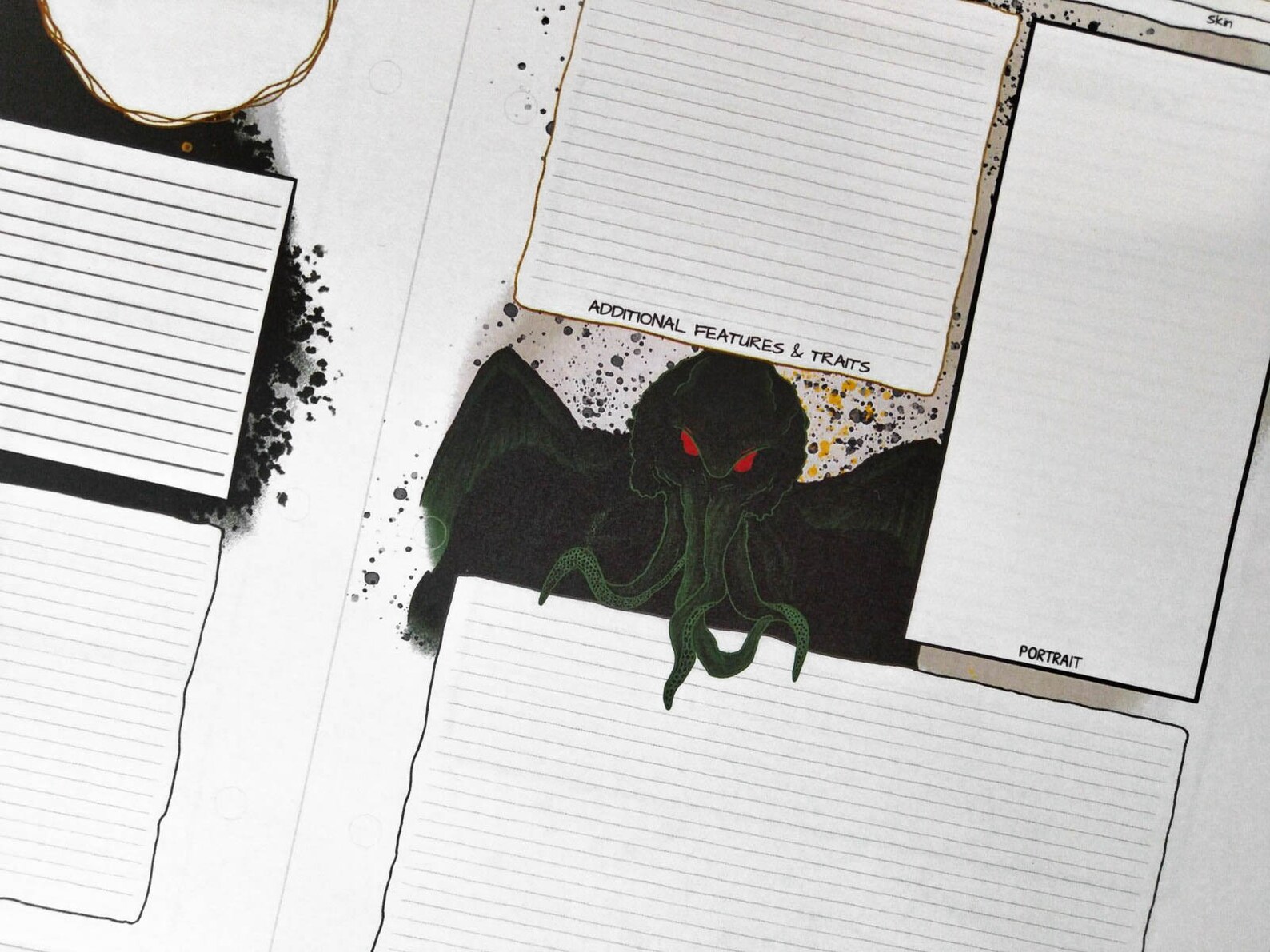 Cryptid Character Sheet Dnd: Mothman Fresno Nightcrawlers - Etsy