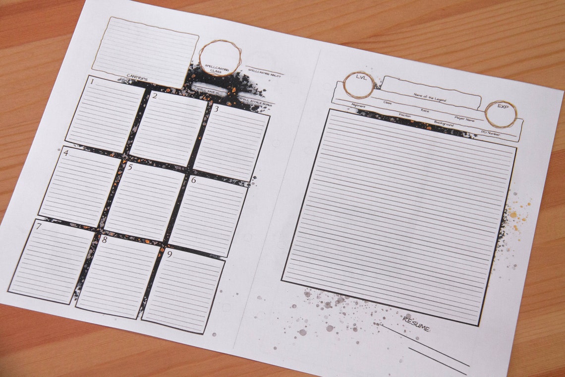 Cryptid Character Sheet Dnd: Mothman Fresno Nightcrawlers - Etsy