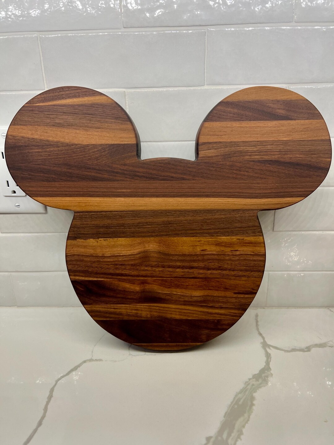 Mickey Mouse Walnut Cutting Board Cheese Board Mickey Mouse Mickey ...