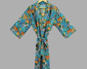 Jungle Print Robe | Etsy