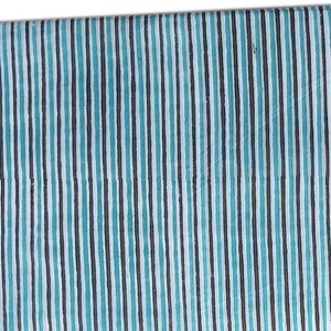 Stripe Design Block Print Fabric Indian Cotton Fabric Sewing - Etsy