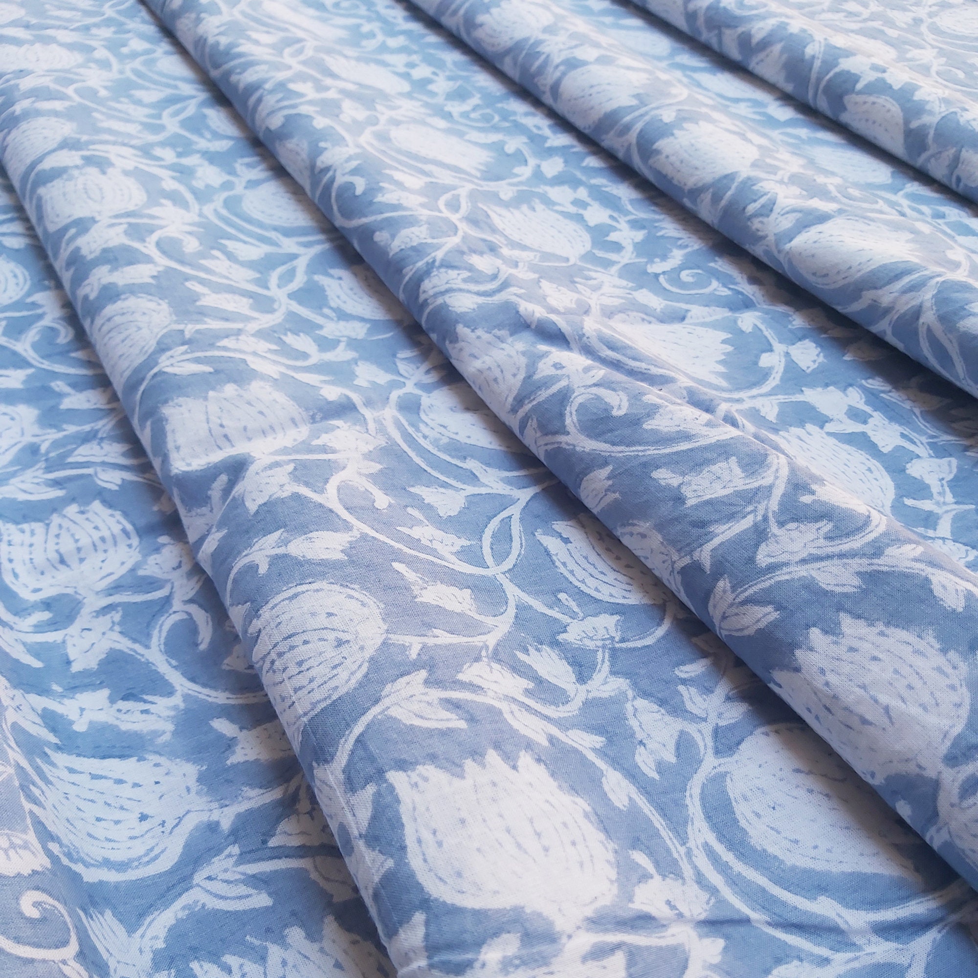 Block Print Fabric Cotton Fabric Fabric by Yard Indian - Etsy