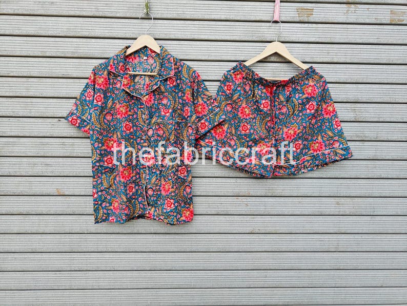 Cotton Pajama Set: Women's Sleepwear - Etsy