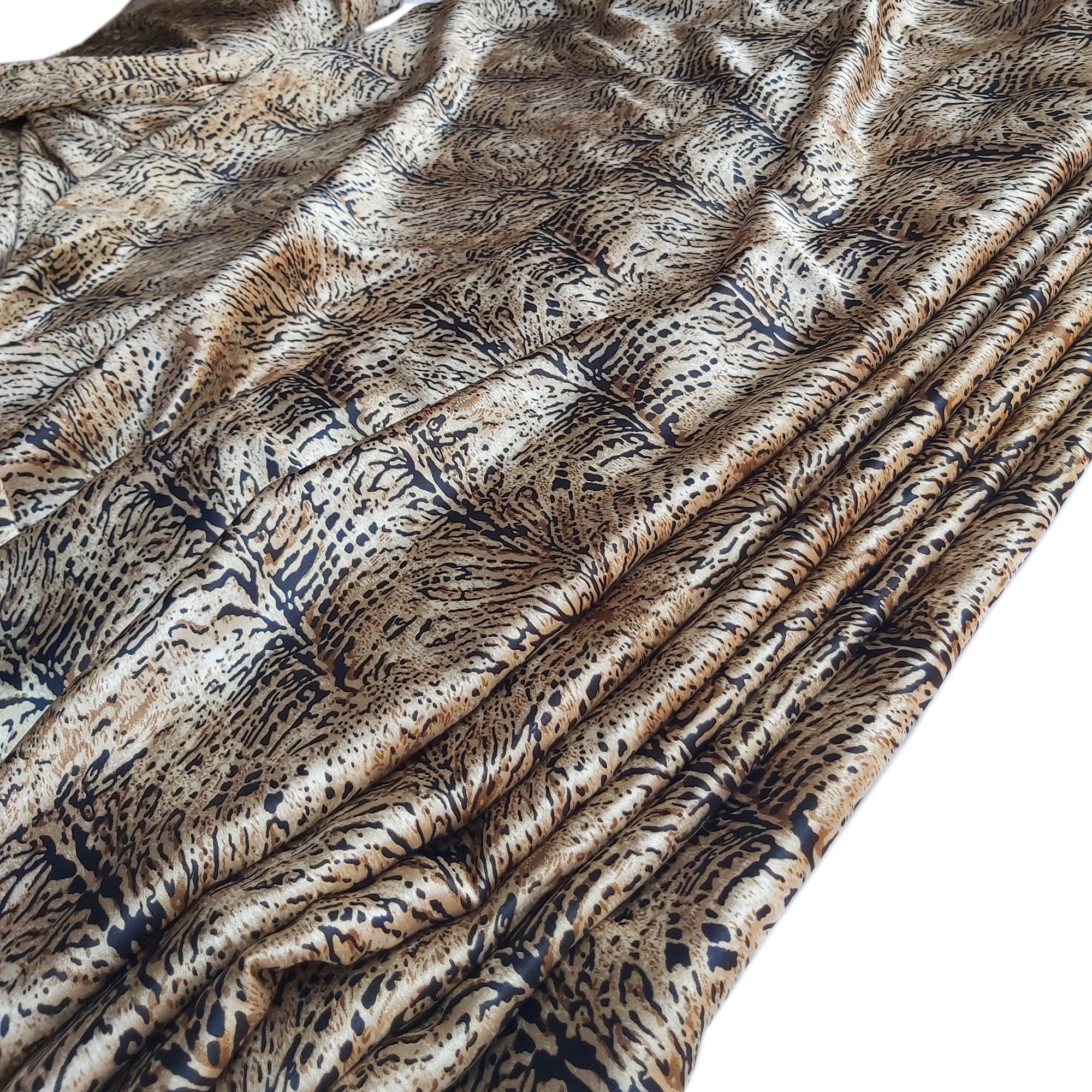 Silk Fabric by the Yard Dressmaking Fabric Satin Fabric - Etsy