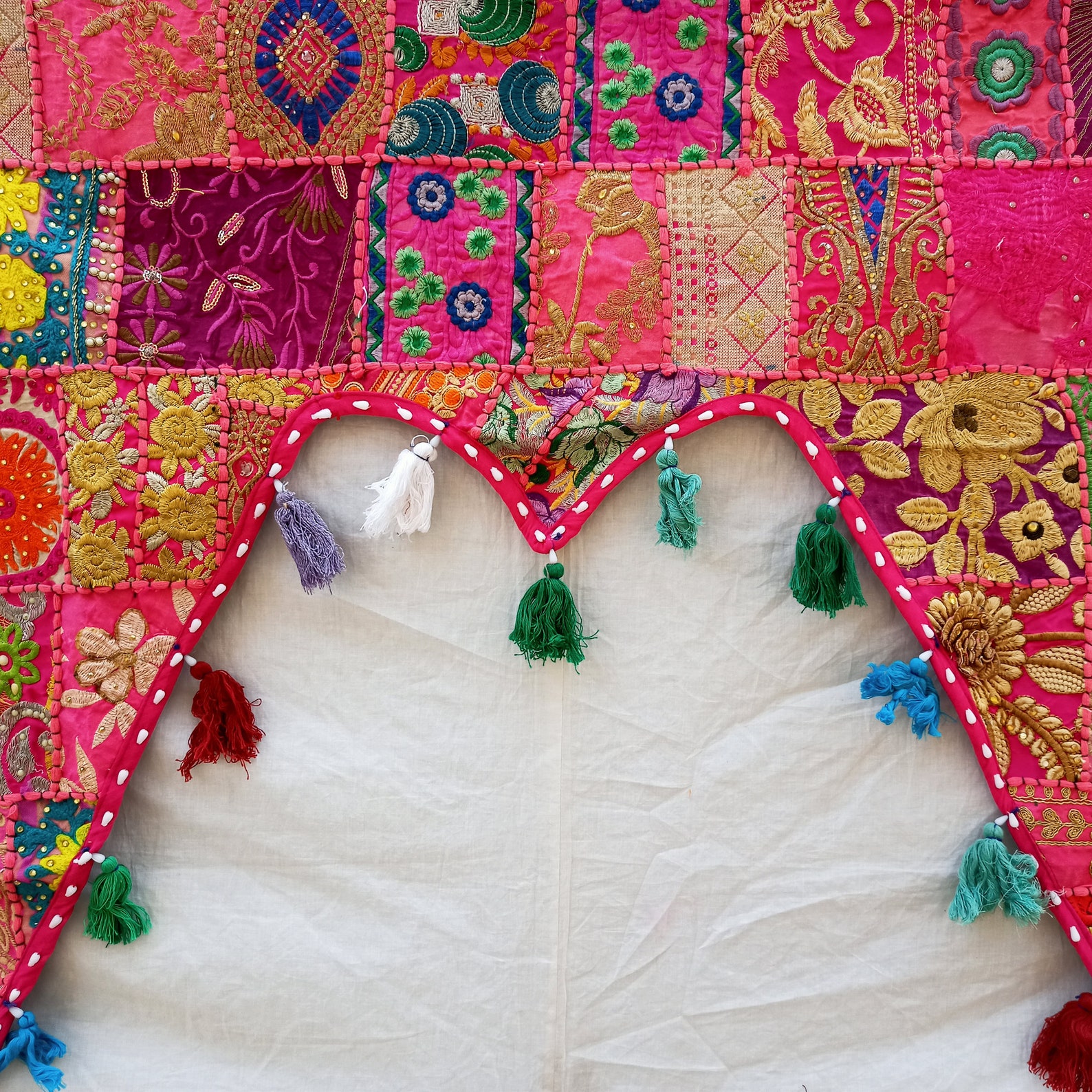 Patchwork Door Hanging Beautiful Indian Window Hanging - Etsy