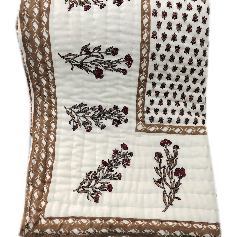 Block Print Quilt - Etsy