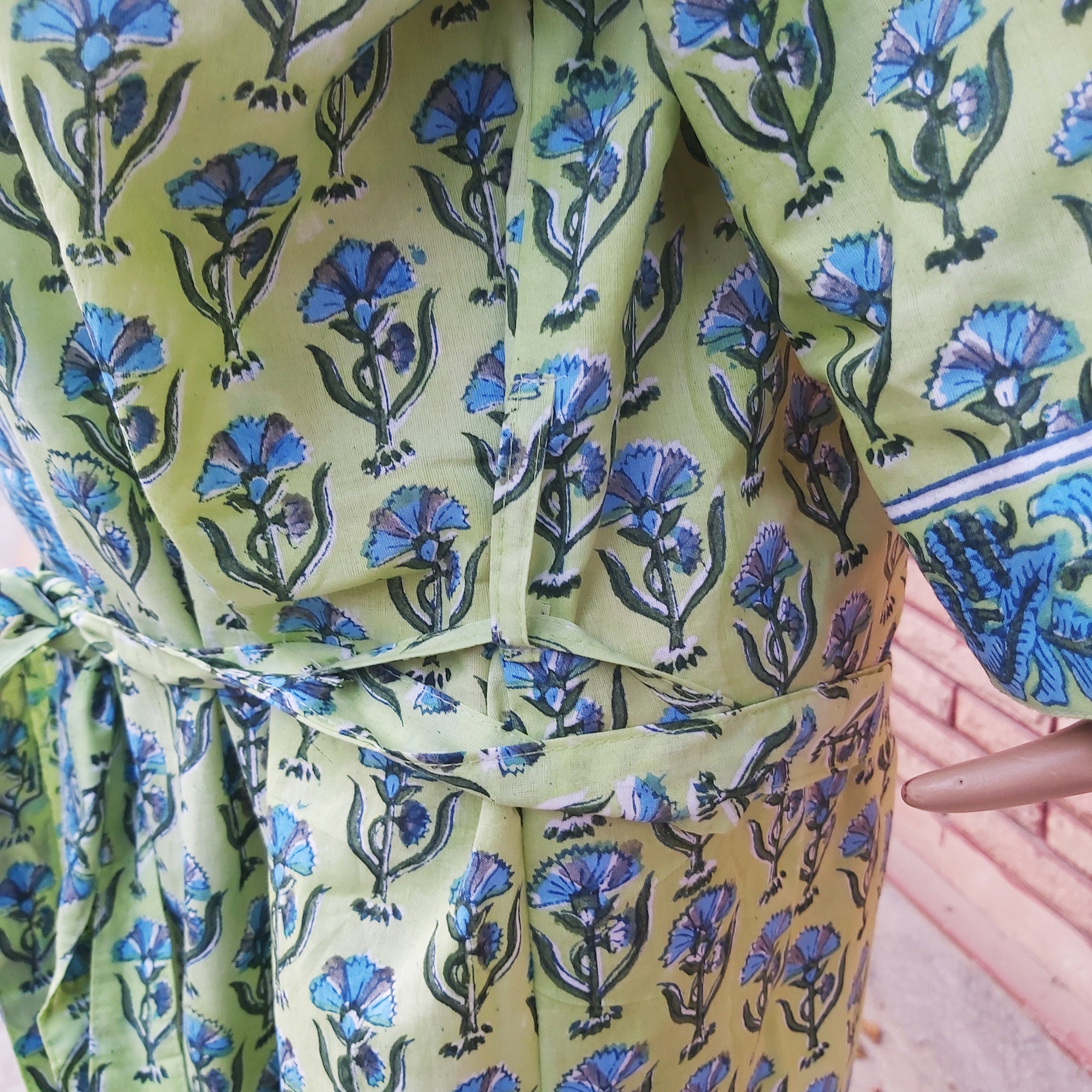 Hand Block Print Kimono Bridesmaid Robe Cotton Kimono - Etsy UK