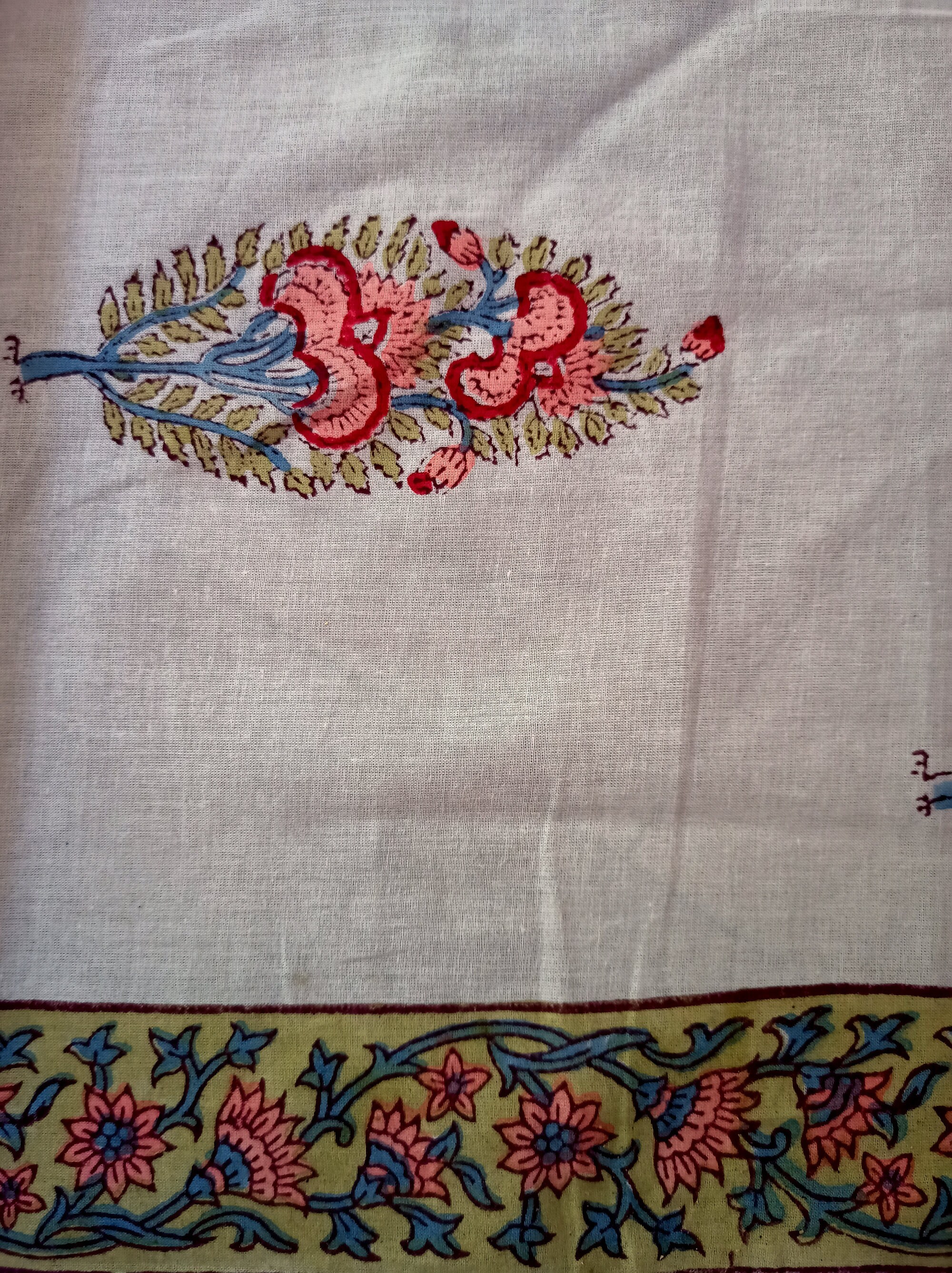 Indian Block Print Fabric Cotton Fabric by the Yard Printed - Etsy