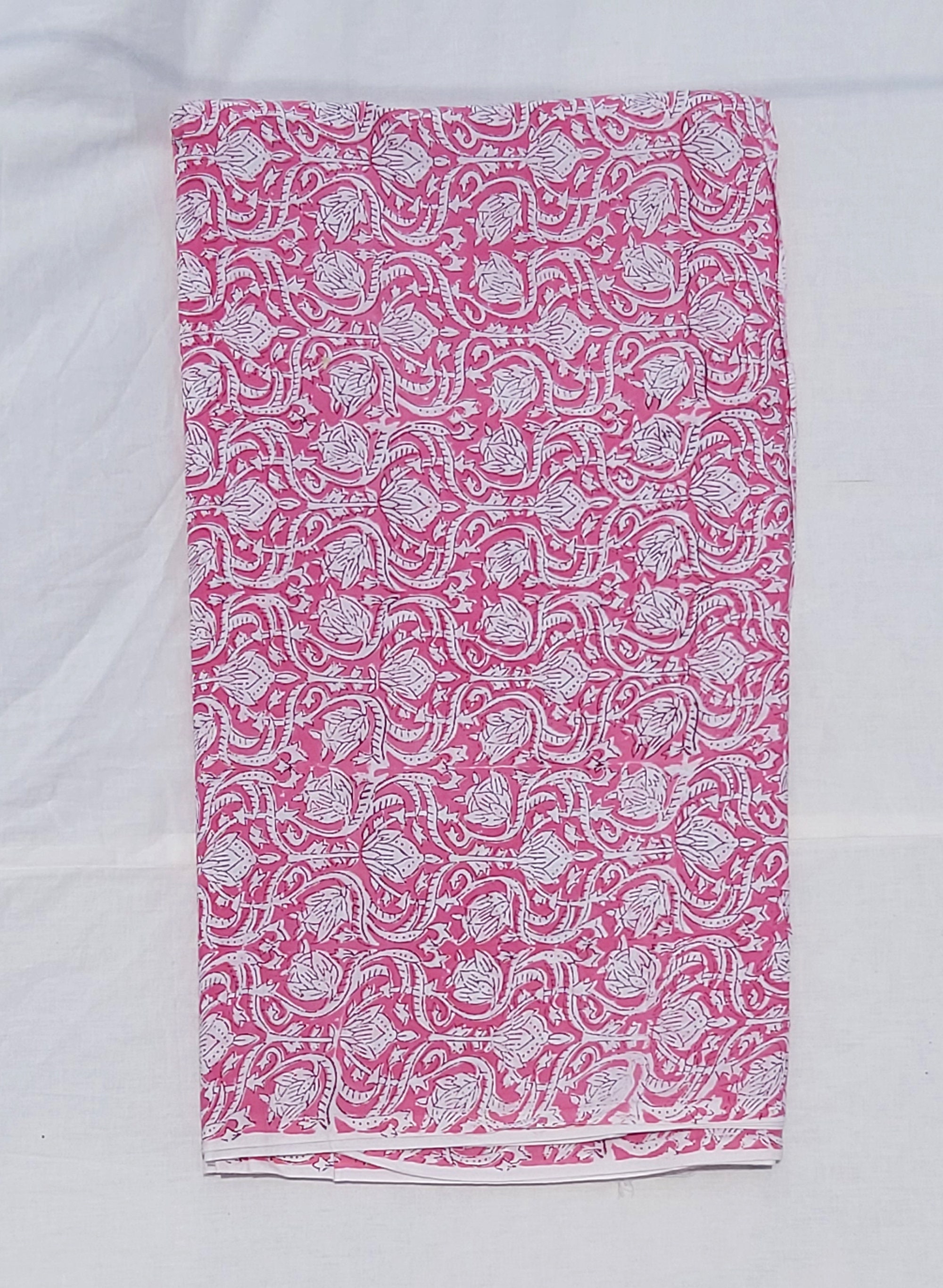 Hermosa tela rosa tela con estampado floral tela con - Etsy España