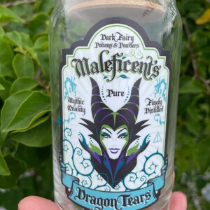 Maleficent Villain Halloween Coffee Cocktail Can Glass Cup Mickey Icon ...
