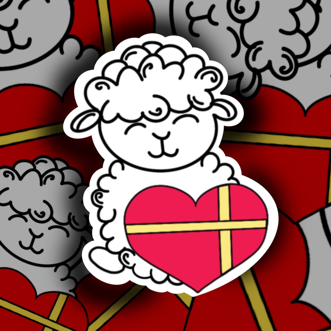 Woolly Sticker Heart Gift Set Valentijn Liefde Hartje - Etsy
