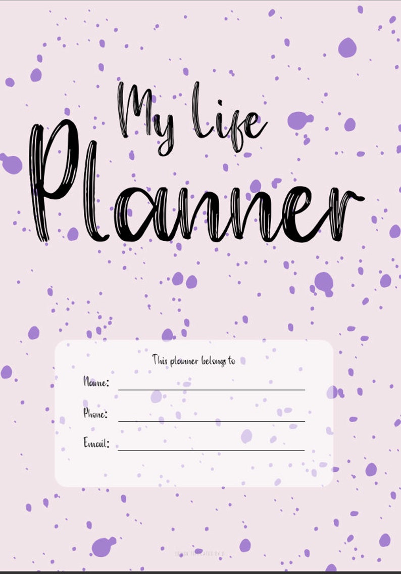 Digital Planner Inserts My Life Planner Download Prints - Etsy