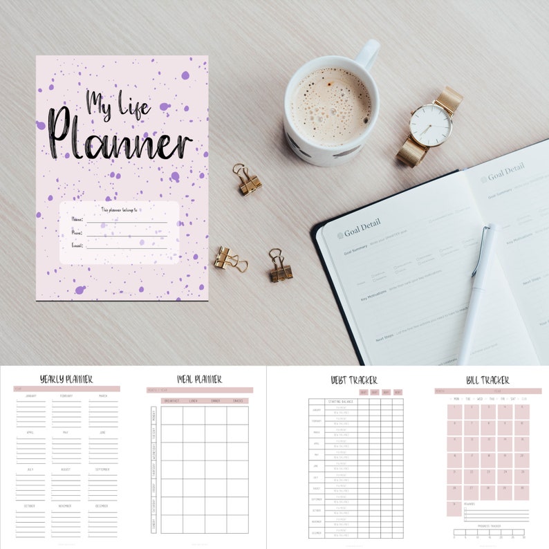 Digital Planner Inserts My Life Planner Download Prints - Etsy