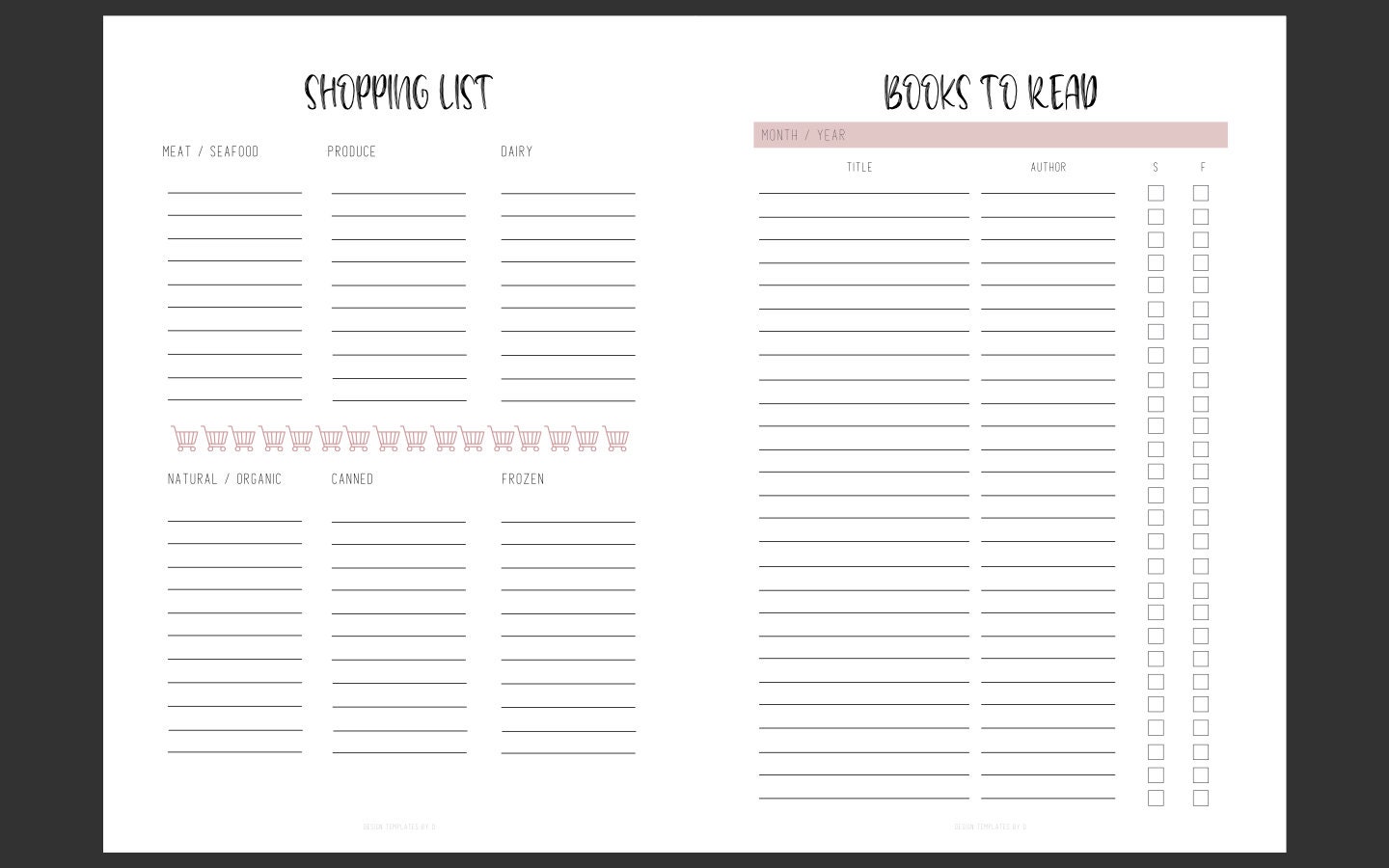 Digital Planner Inserts My Life Planner Download Prints - Etsy