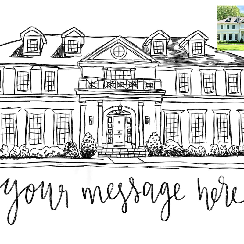 Custom House Drawing in Cad - Etsy UK