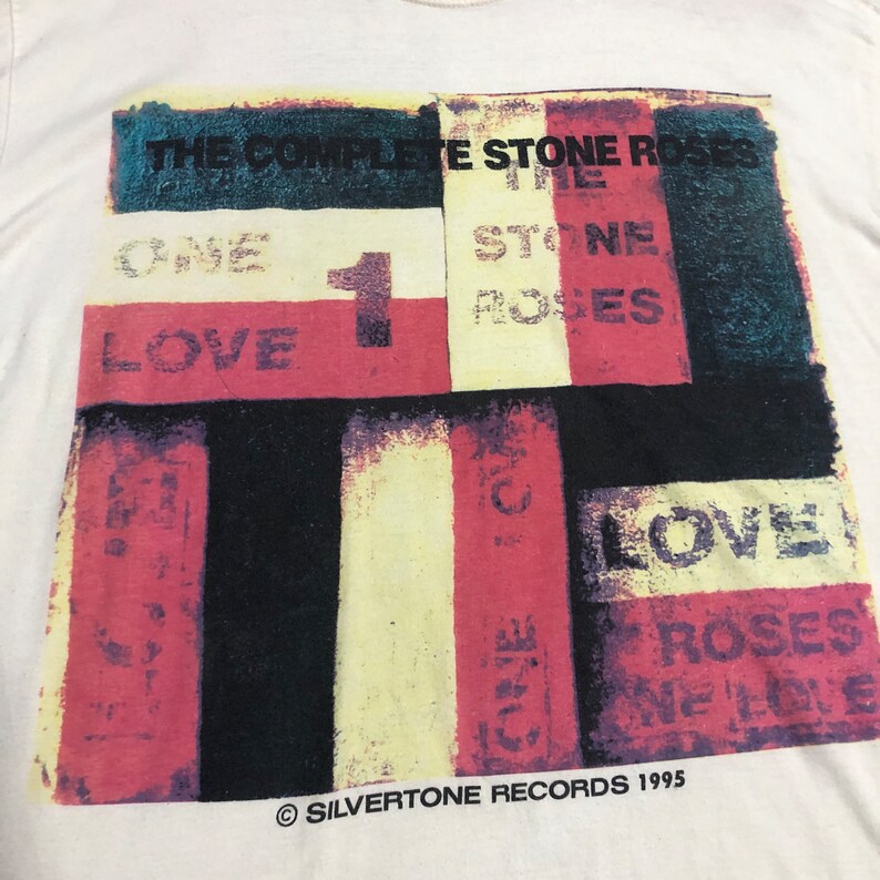 Vintage 90s the Stone Roses Promo Tee the Complete Stone Roses Band T ...