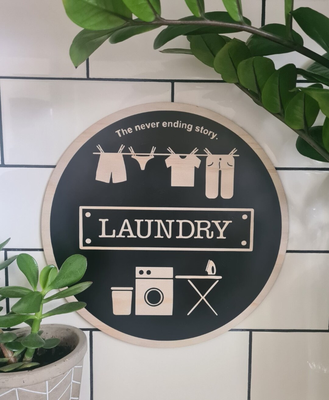 Wooden Laundry Sign / Door Sign / Home Decor / Wall Hangings - Etsy