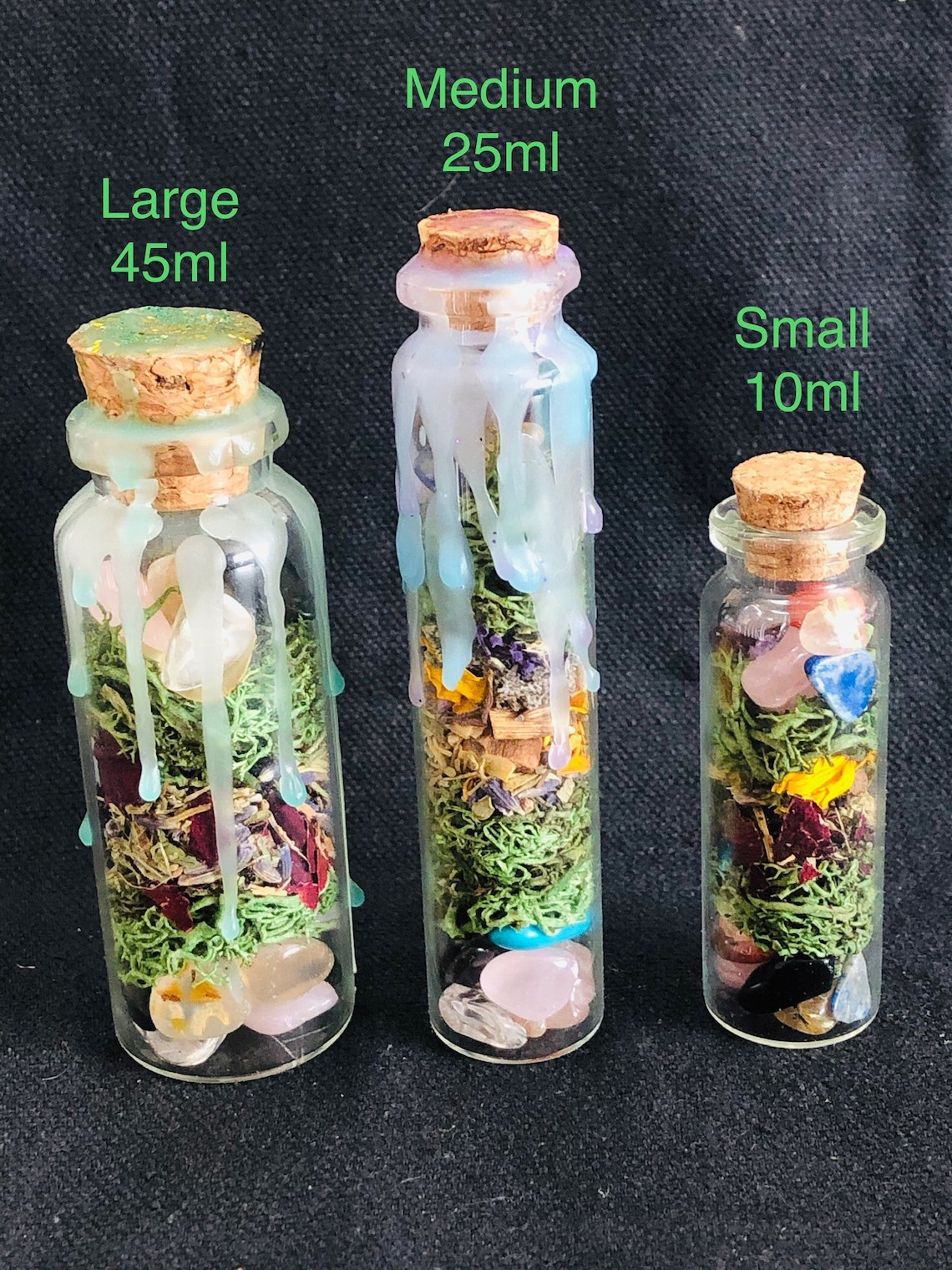 Spell Jar Money Spell Jar Love Spell Jar Dry Spell Bottle - Etsy