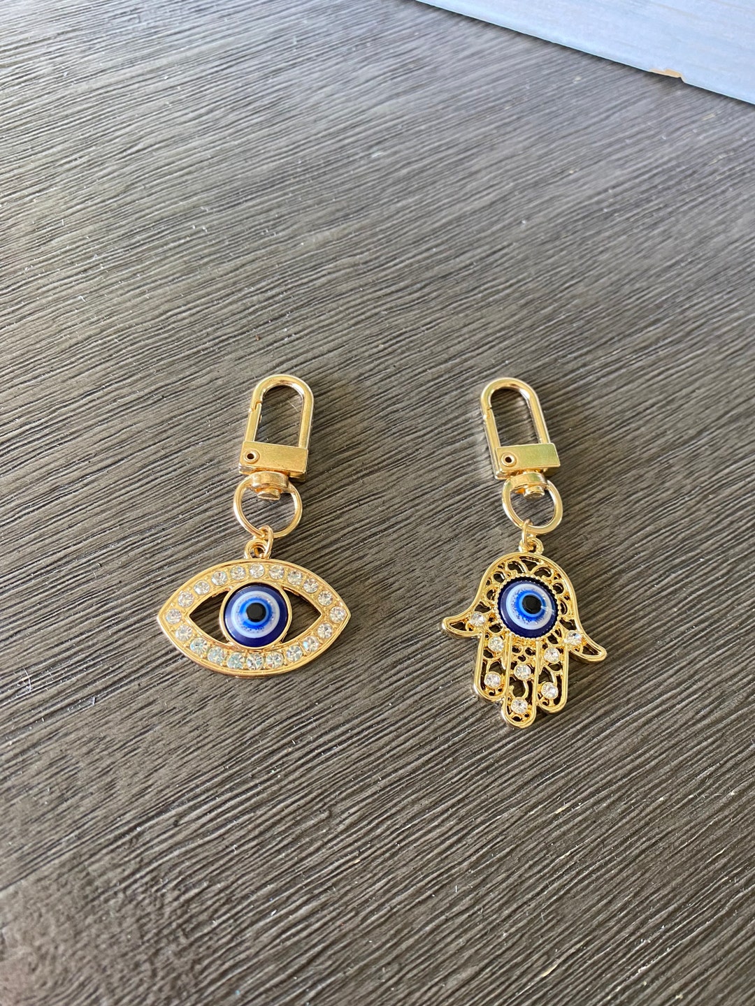 Evil Eye Keychain, Hamsa Keychain, Evil Eye Charm, Evil Eye Protection ...