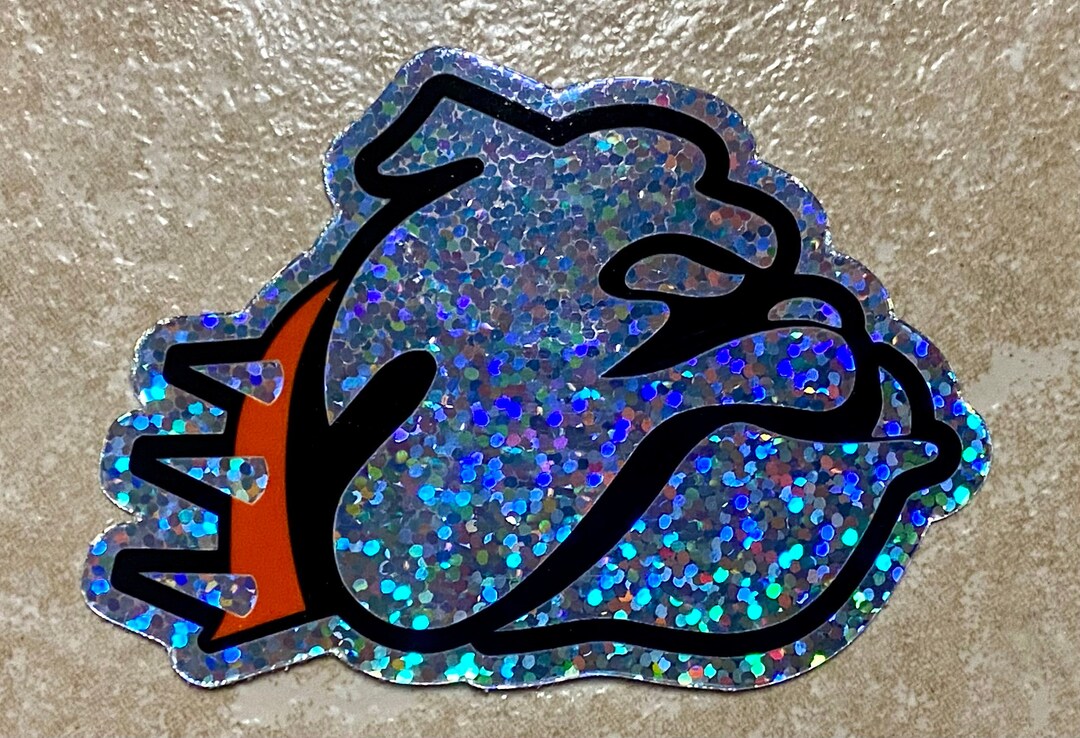 Bulldog Morale Sticker (inspired by Burkburnett Bulldogs Mascot) - Etsy
