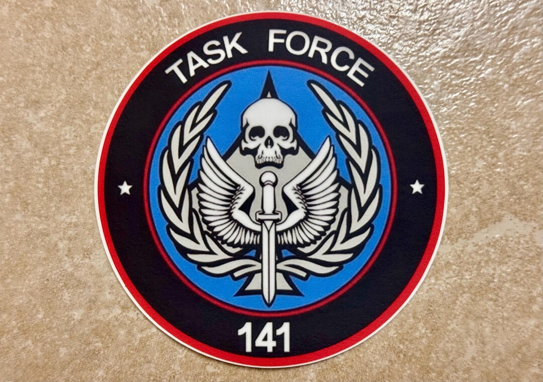 Task Force 141 Morale Sticker (inspired by Call of Duty: Modern Warfare ...