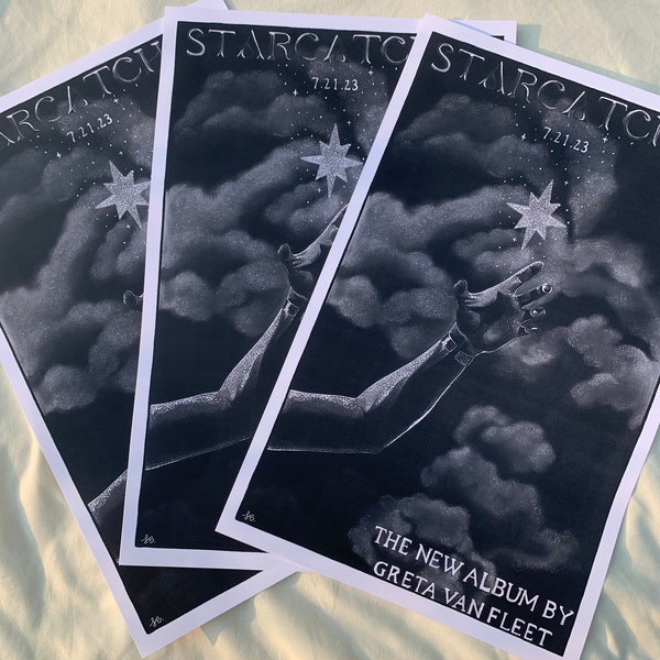 Greta Van Fleet Starcatcher Poster - Etsy