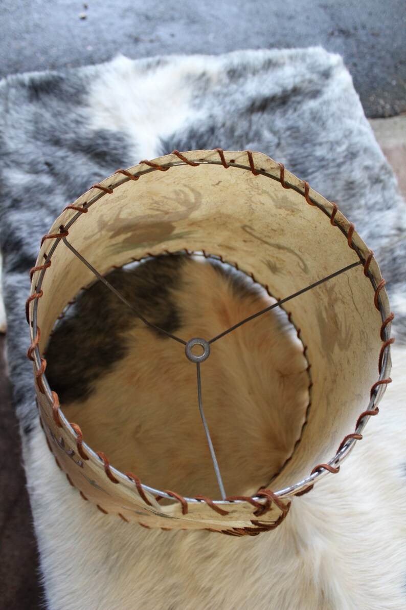 Deer Rawhide Lamp Shade 10x14 - Etsy