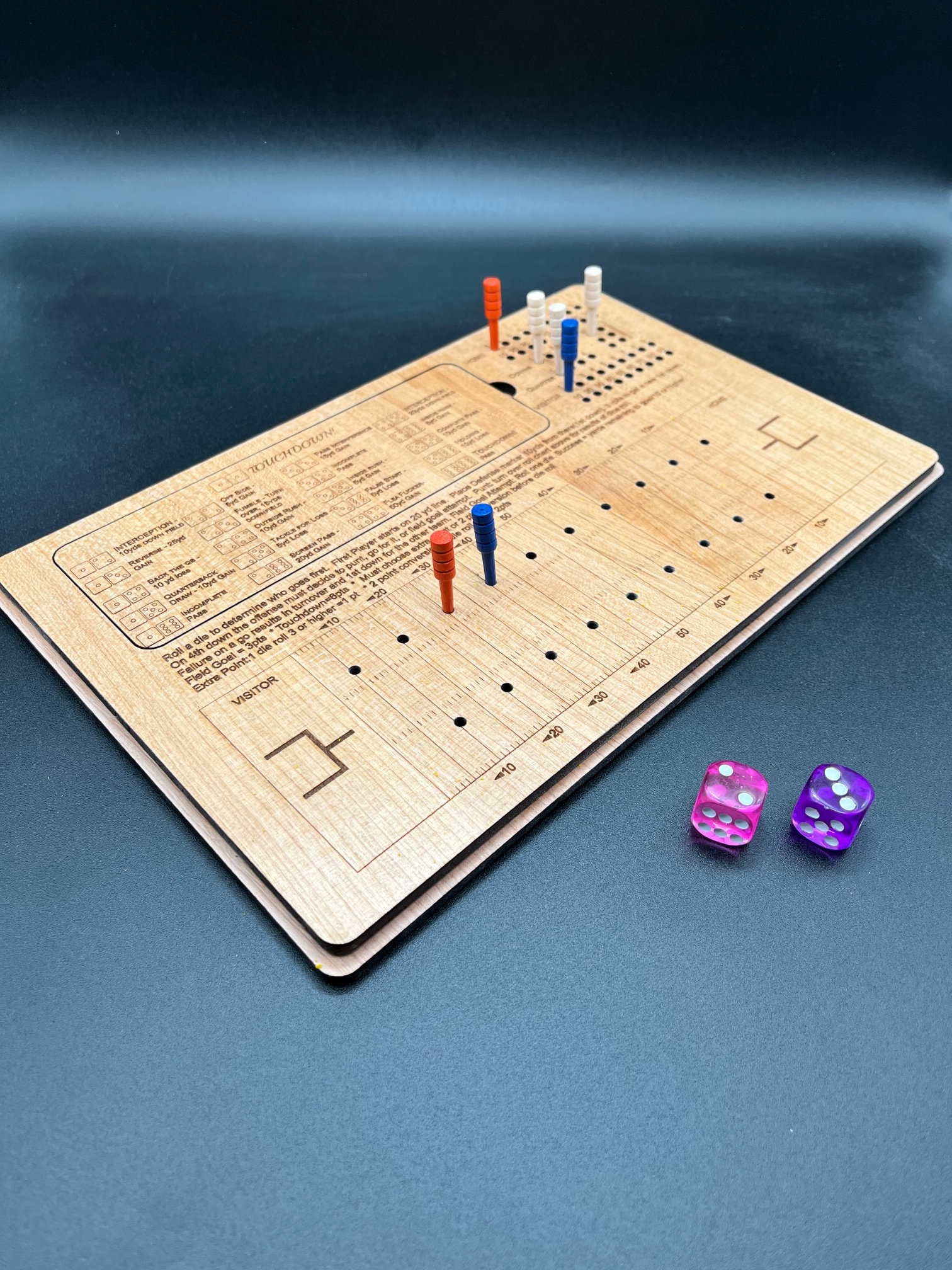 Touchdown! A Football Dice Game - Etsy