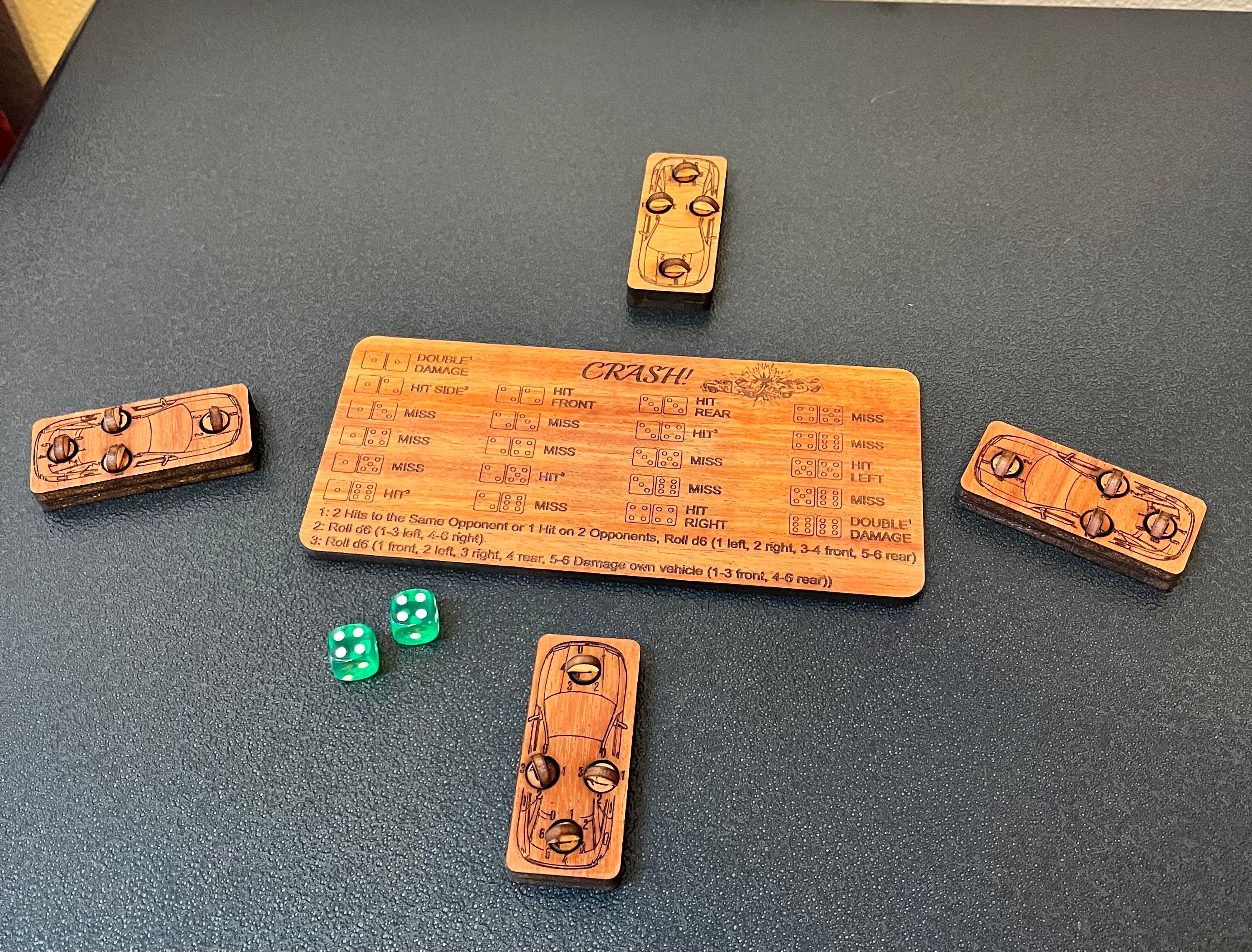 Crash! A Demolition Derby Dice Game - Etsy