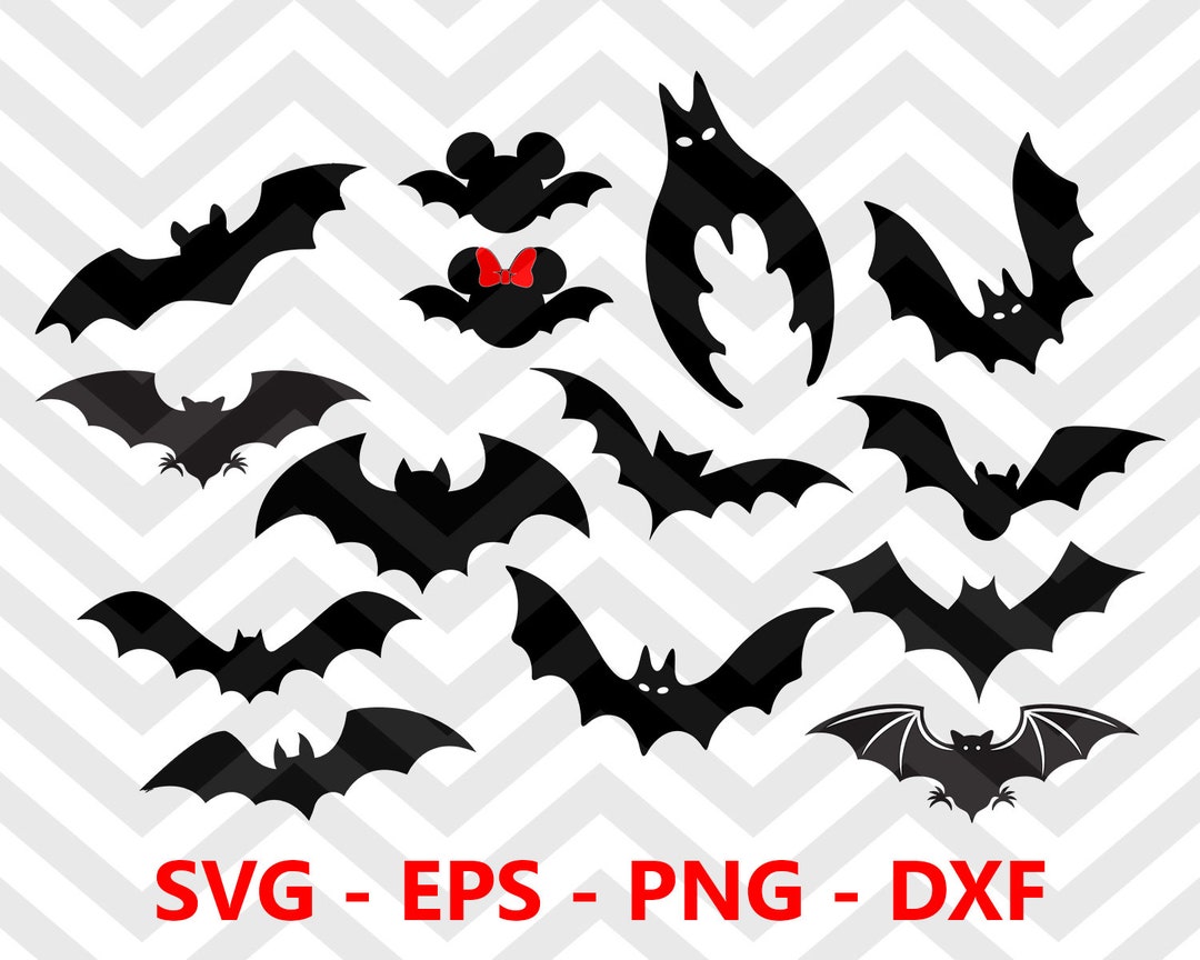 Fledermaus SVG, Fledermaus SVG Silhouette Cut Files, Vektor Fledermaus ...