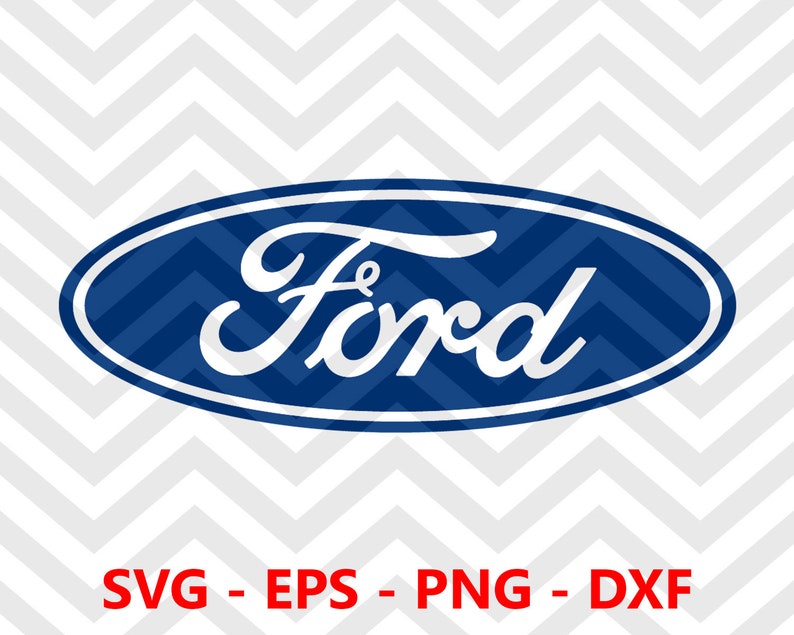 Ford Logo SVG, Ford Logo Svg Silhouette Cut Files, Vector Ford Clipart ...